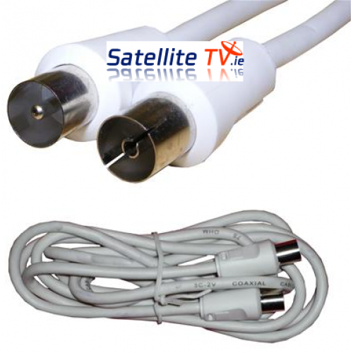 1.5m Video Lead ( Male to Female ) White